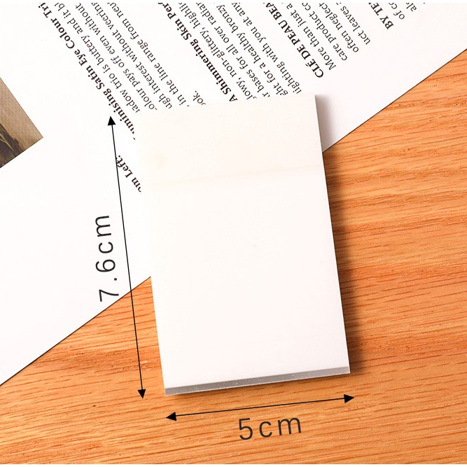 Transparan Sticky Note Simple Memo Polos Daily To Do List Catatan ...