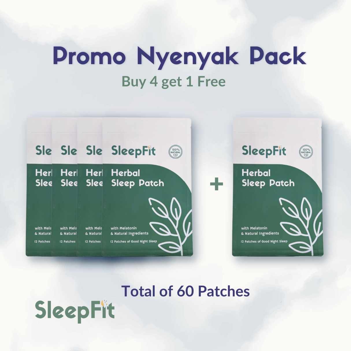 SleepFit - Herbal Sleep Patch - Paket Nyenyak 60 Patch | Lazada Indonesia