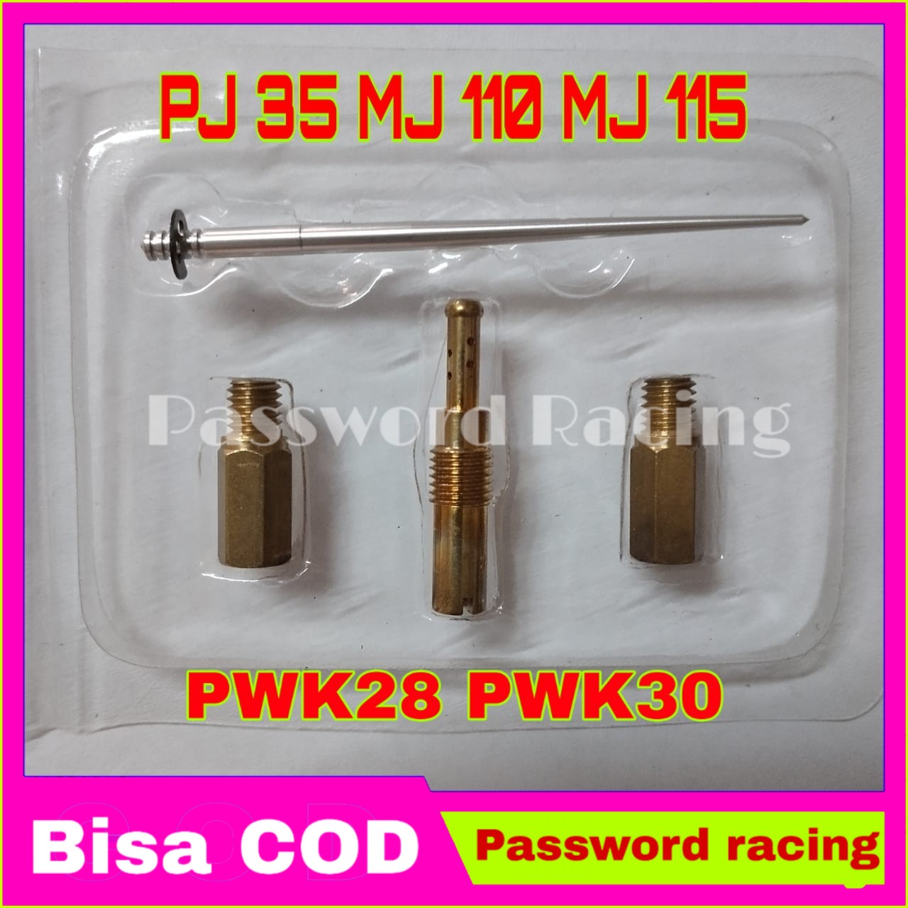 Reparkit Karburator PWK PWM PJ 28 dan 30 Jarum Skep Pilot Jet 35 MJ110 115 Keihin Moto1 Ktc Uma ...