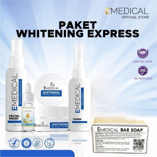 Paket EMedical Skincare + Serum - Tersedia 2 Varian - Paket Acne ...