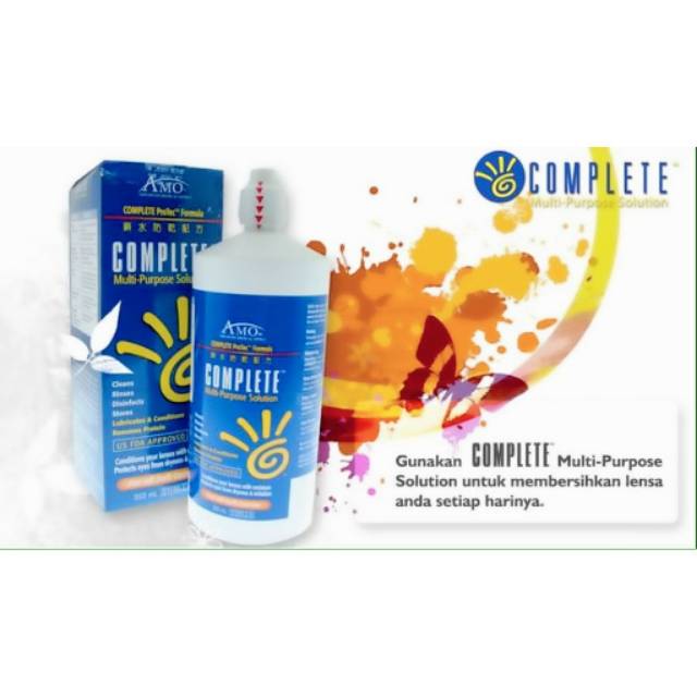Complete Multi Purpose Solution 360ml / Cairan Softlens Complete ...