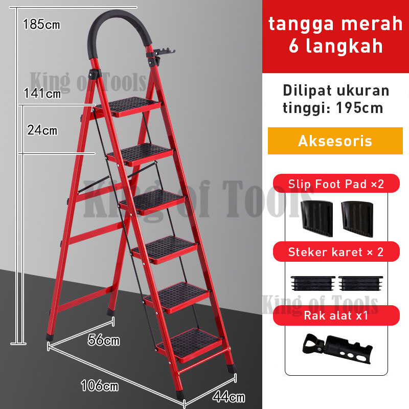 [COD]/tangga rumah 4 step kuat dan kokoh / Household Ladder Tangga ...