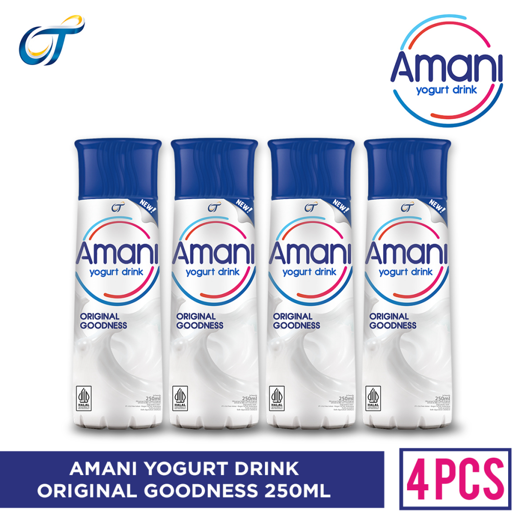Bundle AMANI Yogurt Drink Original Goodness - 4 Btl | Lazada Indonesia