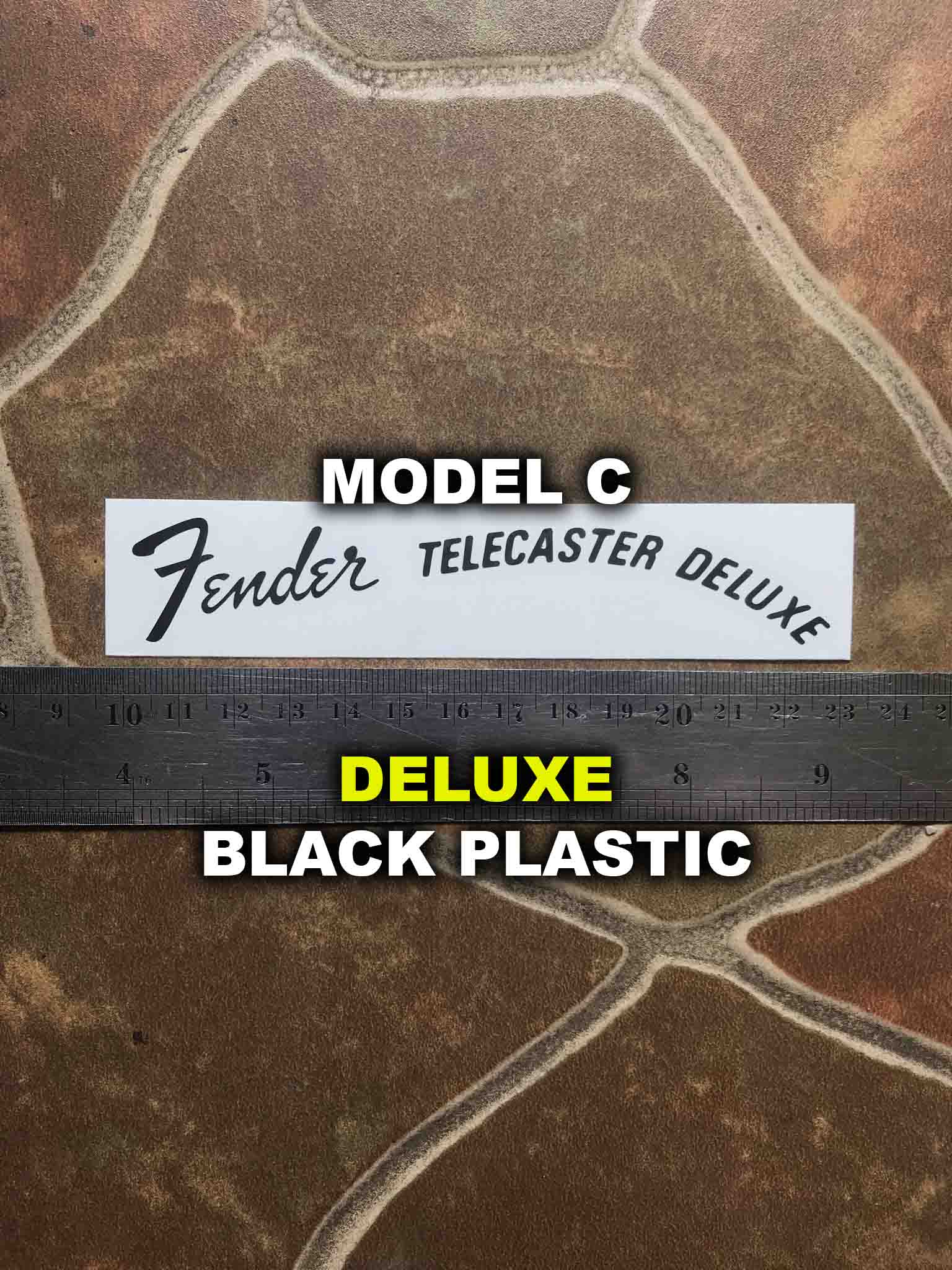 Gitar Fender Telecaster Tele Deluxe Sticker Tempel Headstock Elektrik ...