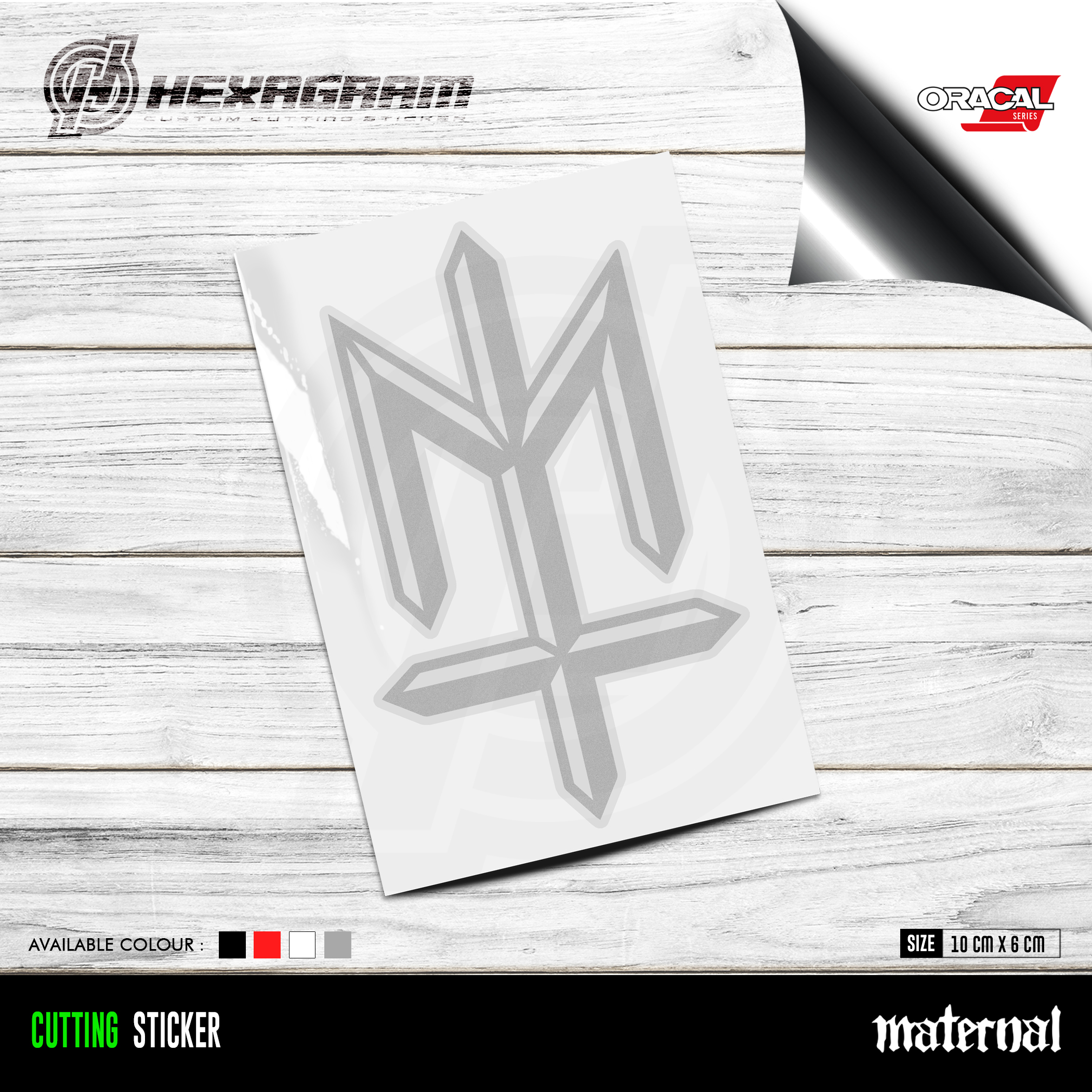 Cutting Sticker MATERNAL DISASTER LOGO | Stiker Logo MATERNAL DISASTER ...