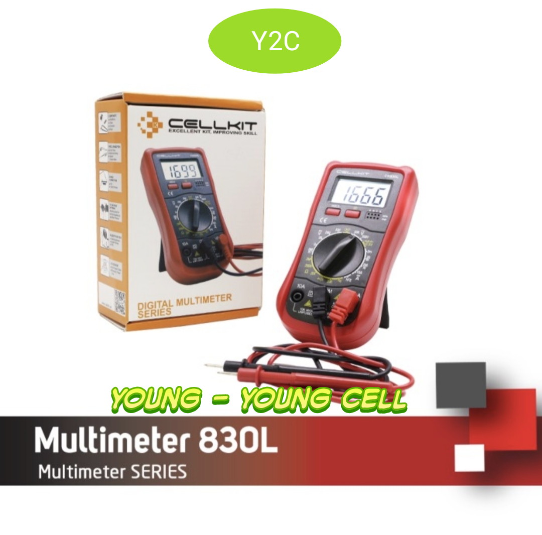 MULTITESTER DIGITAL CELLKIT 830L / AVOMETER / TOOLS / ALAT SERVIS ...