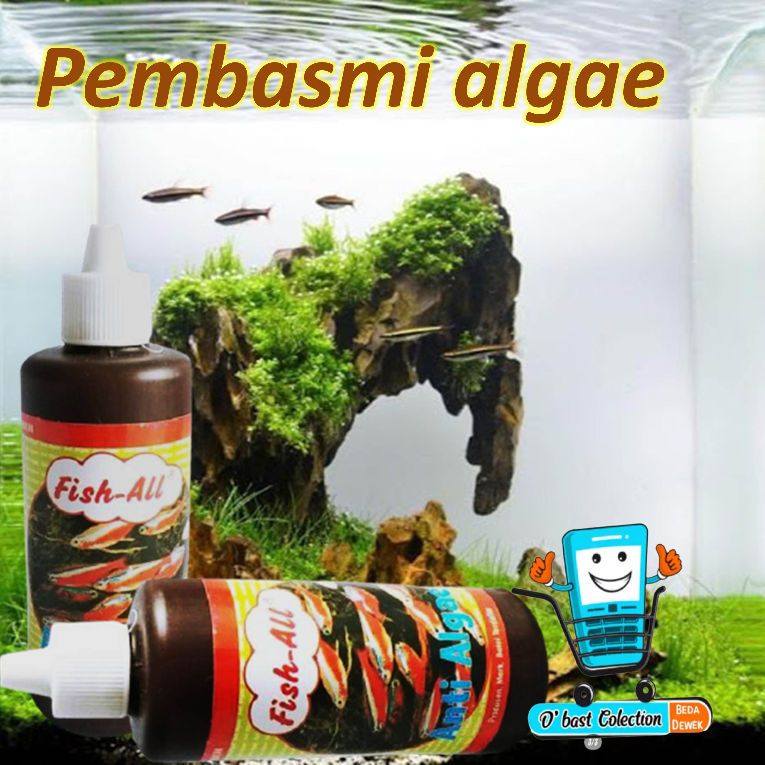 obat anti algae fish all untuk menghilngkan lumut dan gangang pada ...
