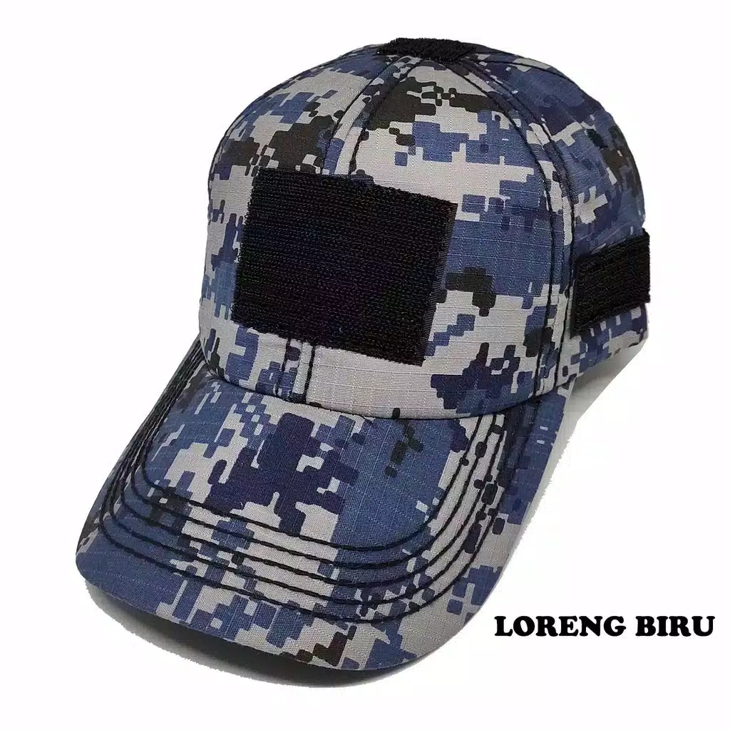 TOPI TAKTIKAL TOPI TACTICAL VELCRO TOPI KOMANDO TOPI TNI TOPI LORENG ...
