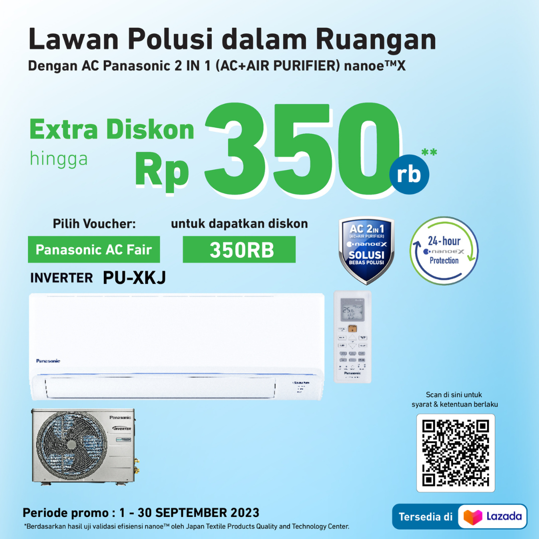 Panasonic CS/CU-PU18XKJ AC Standart Inverter [2 PK] | Lazada Indonesia