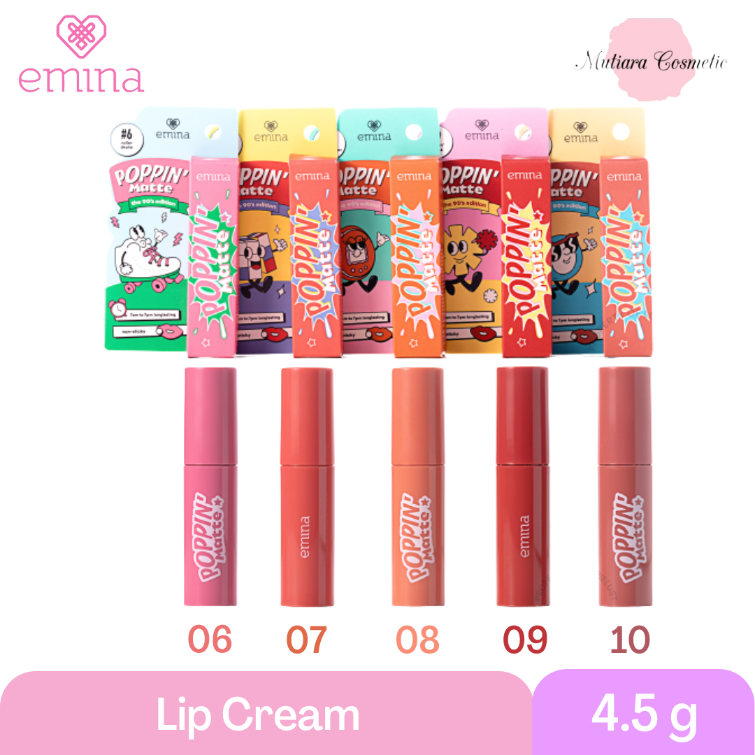 Emina Poppin Matte Lip Cream 4.5gr | Lazada Indonesia