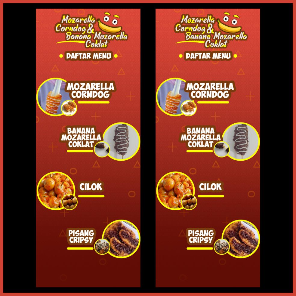 spanduk banner jualan sosis cemilan jajan termurah beli 1 gratis 1 ...