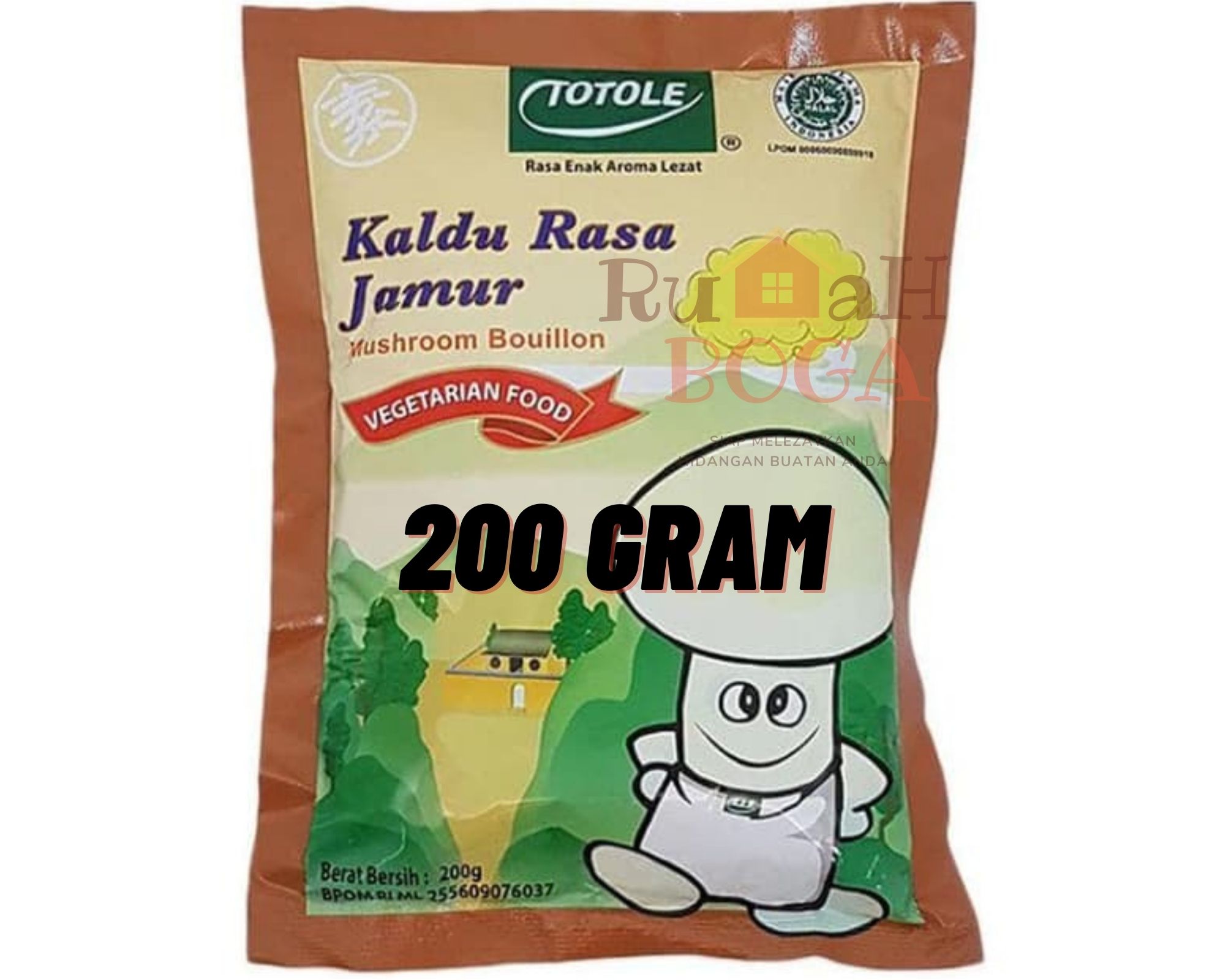 Kaldu Bumbu Penyedap Rasa Jamur TOTOLE Kaldu Jamur 200gr 200 gr gram ...