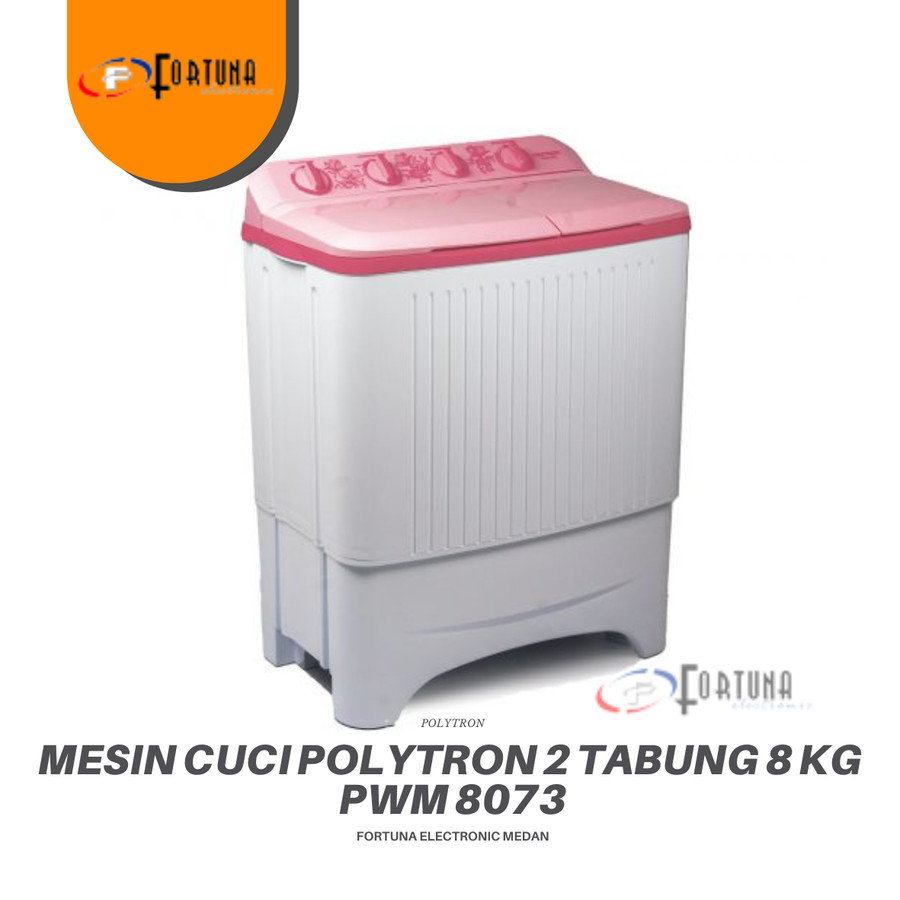 MESIN CUCI POLYTRON 2 TABUNG 8 KG PWM 8073 / PWM8073 | Lazada Indonesia