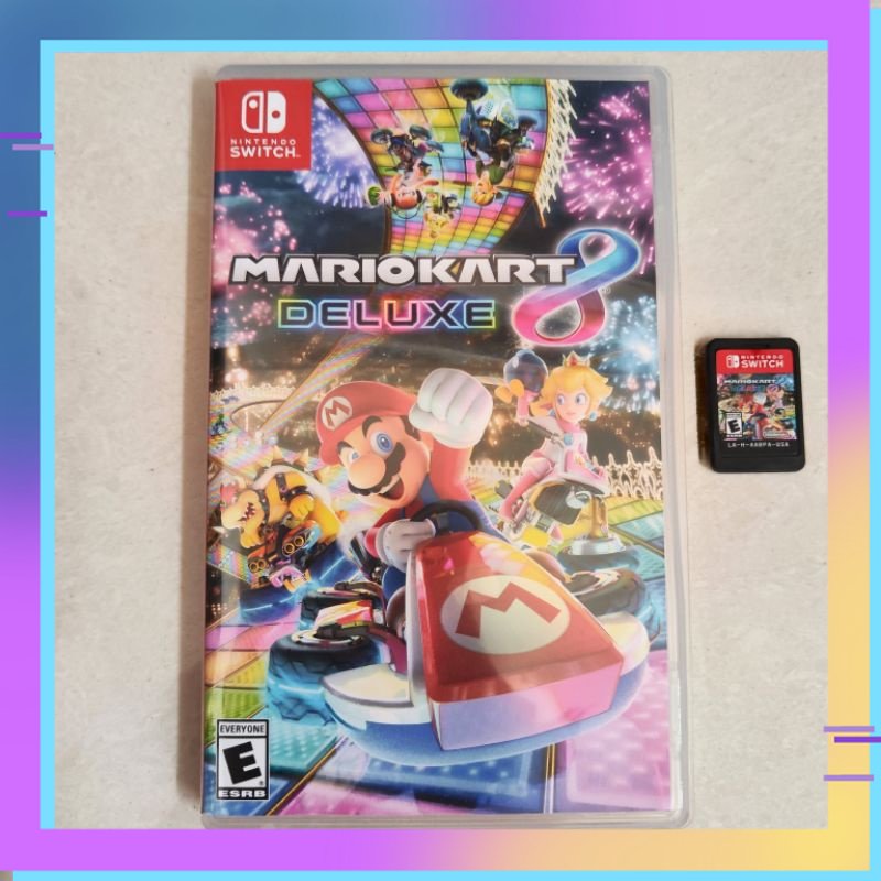 Mario Kart 8 Deluxe Nintendo Switch Cartridge Game Gim Kaset Preloved ...