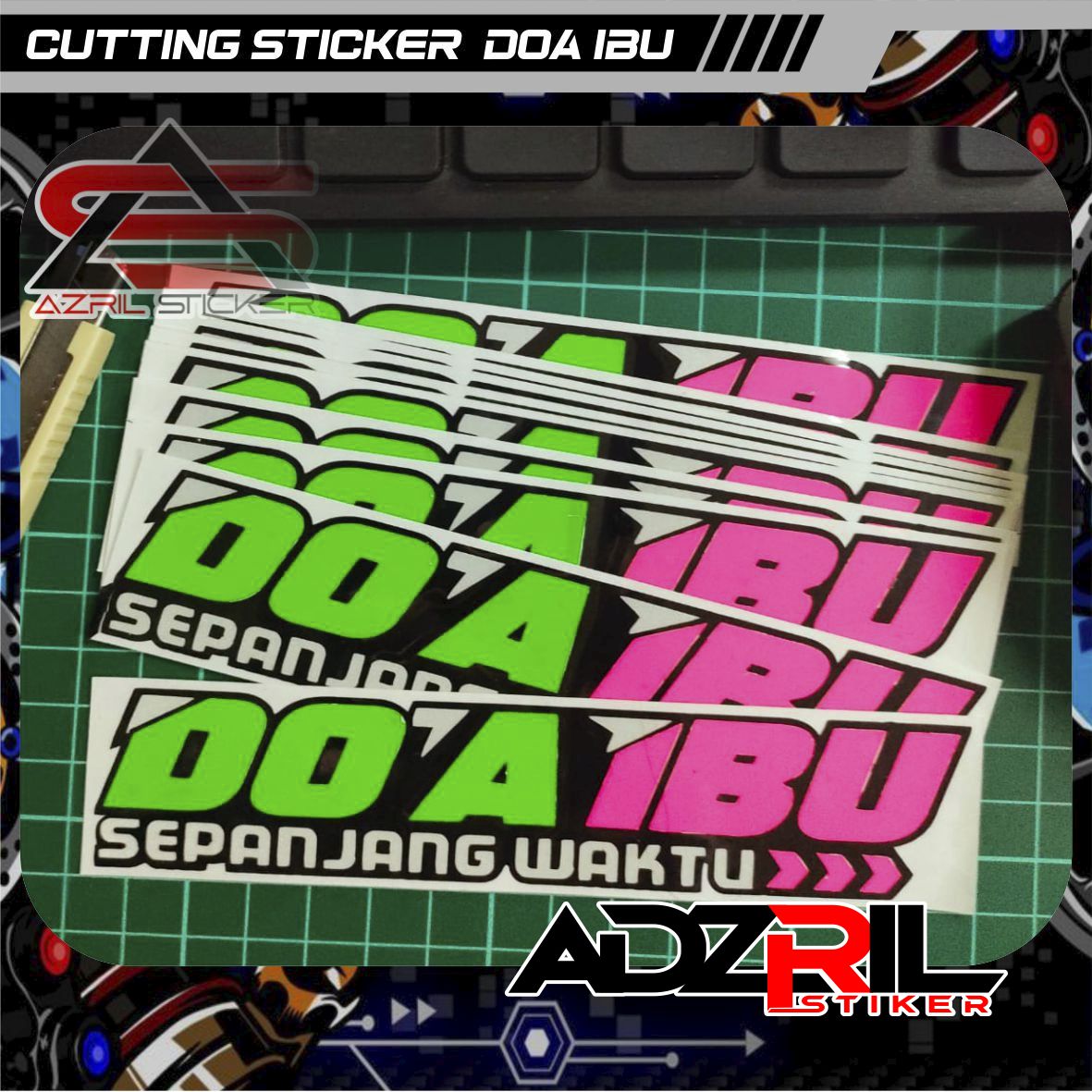 sticker cutting TEAM AROGAN / STIKER TEAM PROPER / STIKER SUNMORI ...
