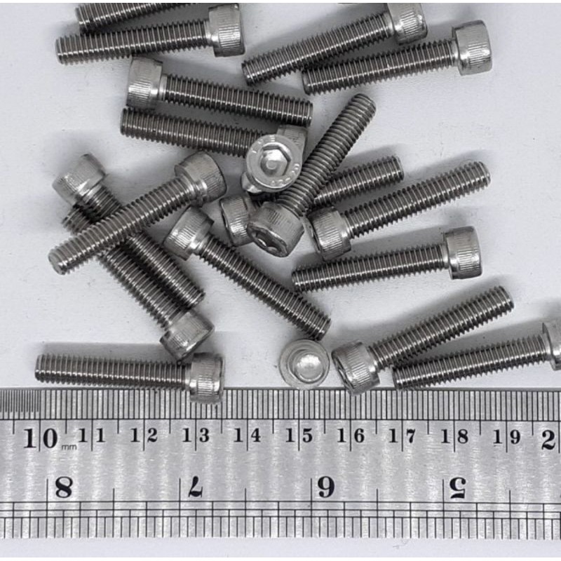 BAUT L STAINLESS M6 X 30 / BAUT L SS M6 X 30 SUS 304 / BAUT L M6X30 STAINLESS STEEL / BAUT M6 ...