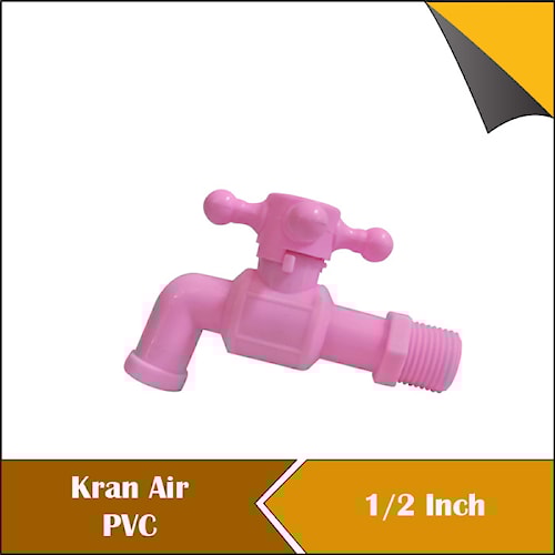 KRAN AIR PVC 1/2 INCI Keran Kran PVC Murah 1/2 inch baling / engkol ...