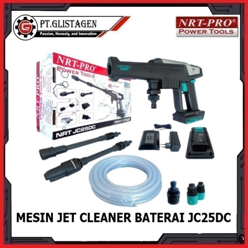 Mesin Jet Cleaner Cordless Baterai 20V Steam Cuci Portable JC25DC NRT ...