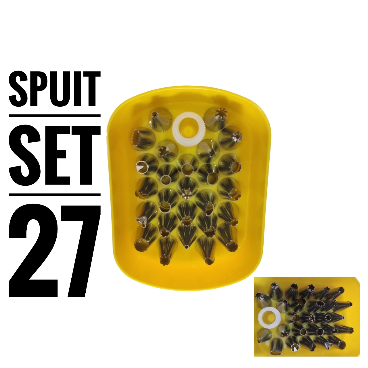 Spuit Set 27 / Spuit Buttercream / Spuit Dekorasi Kue / Spuit Cake Set ...