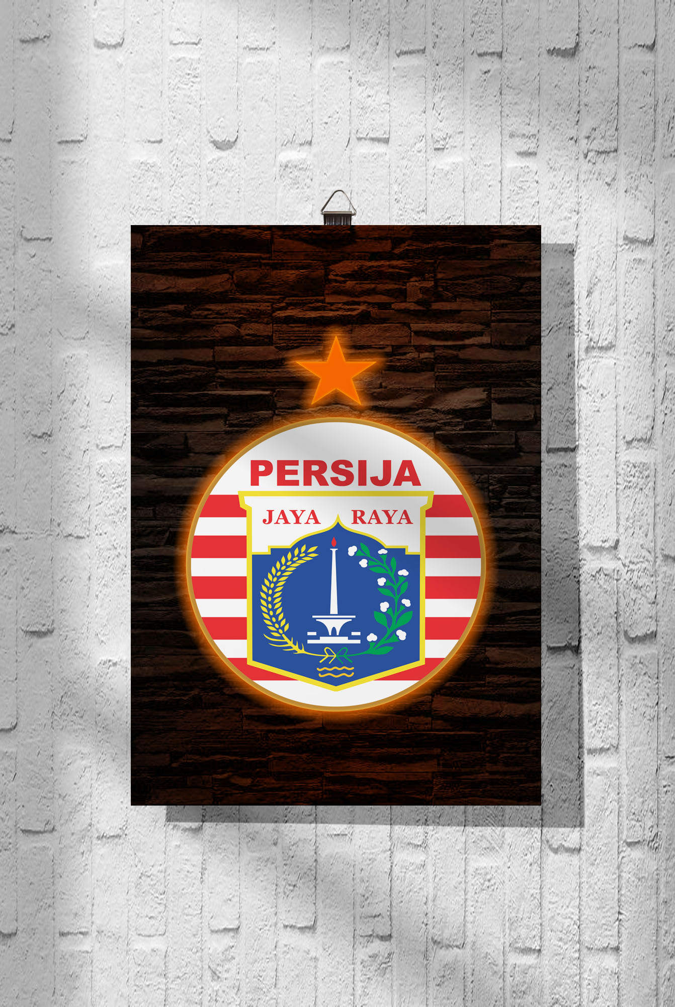 poster neon logo persija berlapis mdf 6mm | Lazada Indonesia