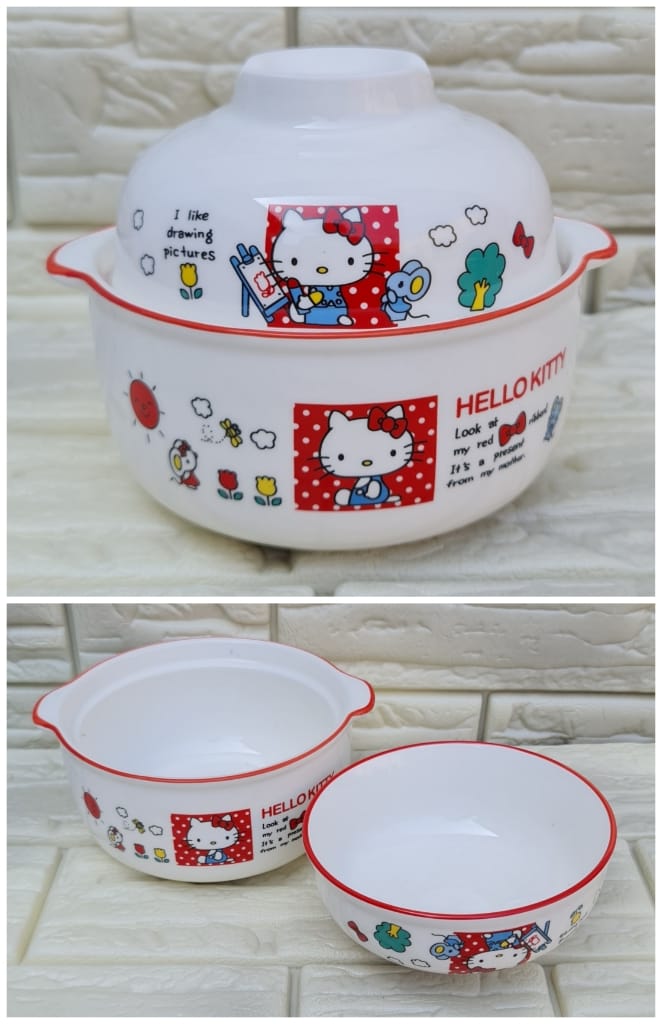 MANGKOK CLAY POT KERAMIK HELLO KITTY LUKIS (13X8 14.5X8) | Lazada Indonesia