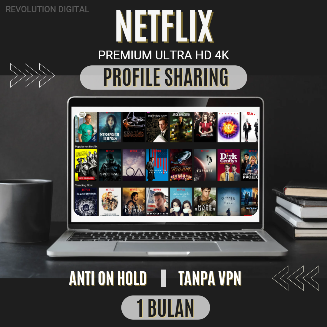 Netflix Premium 1 Bulan Best Seller Profile Sharing | Lazada Indonesia