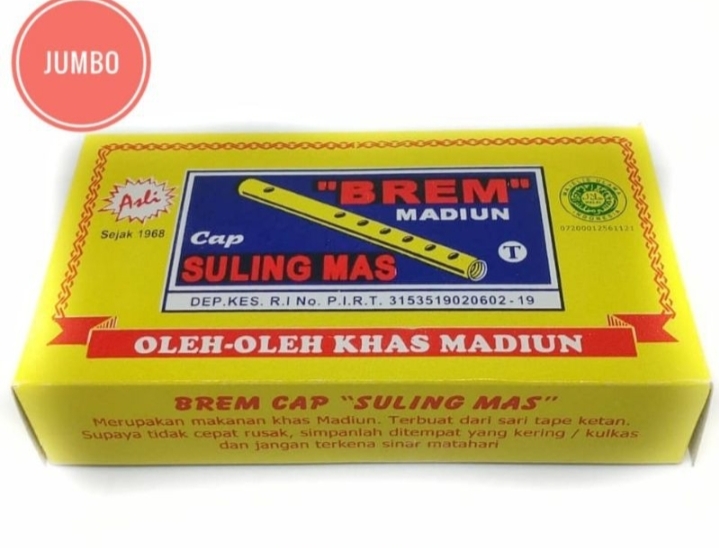 brem asli madiun ukuran jumbo 5 pcsTermurah Brem Suling Gading Madiun ...