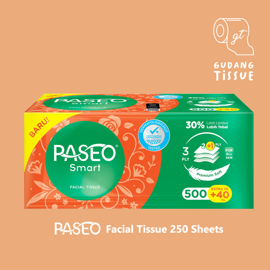 Paseo Smart Facial Tissue 540 Helai | Lazada Indonesia
