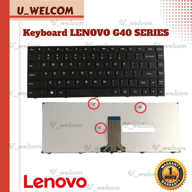 Keyboard Laptop LENOVO G40 G40-30 G40- 45 G40-70 Z40-70 Z40-75 G40-80 ...
