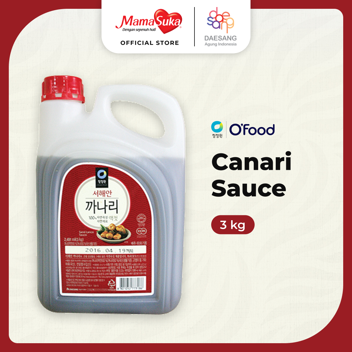 Chung Jung One - Canari Sauce 3 Kg | Lazada Indonesia