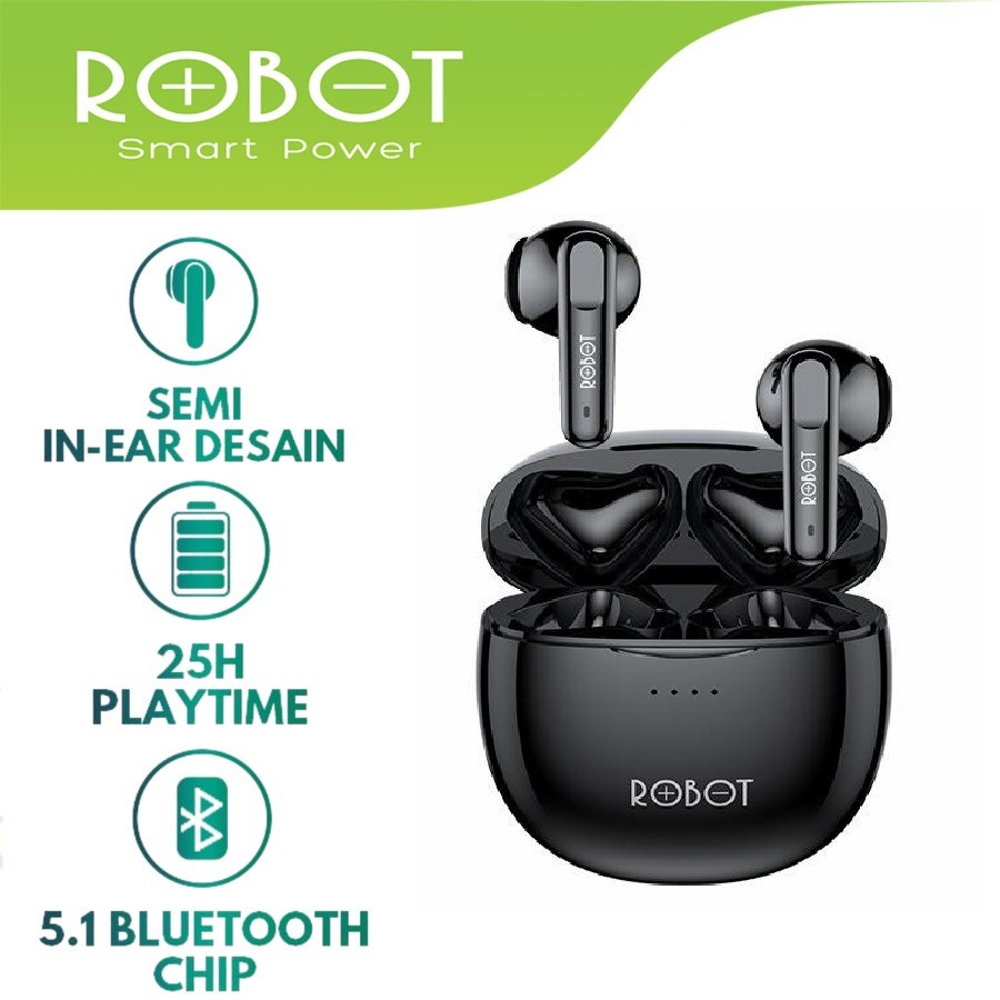 ROBOT T30 Headsets Bluetooth Airbuds Earphone True Wireless Earbuds ...