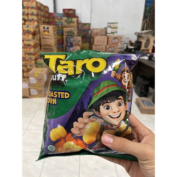 TARO PUFF ROASTED CORN 60g ANEKA SNACK ANEKA CAMILAN SNACK makanan ...