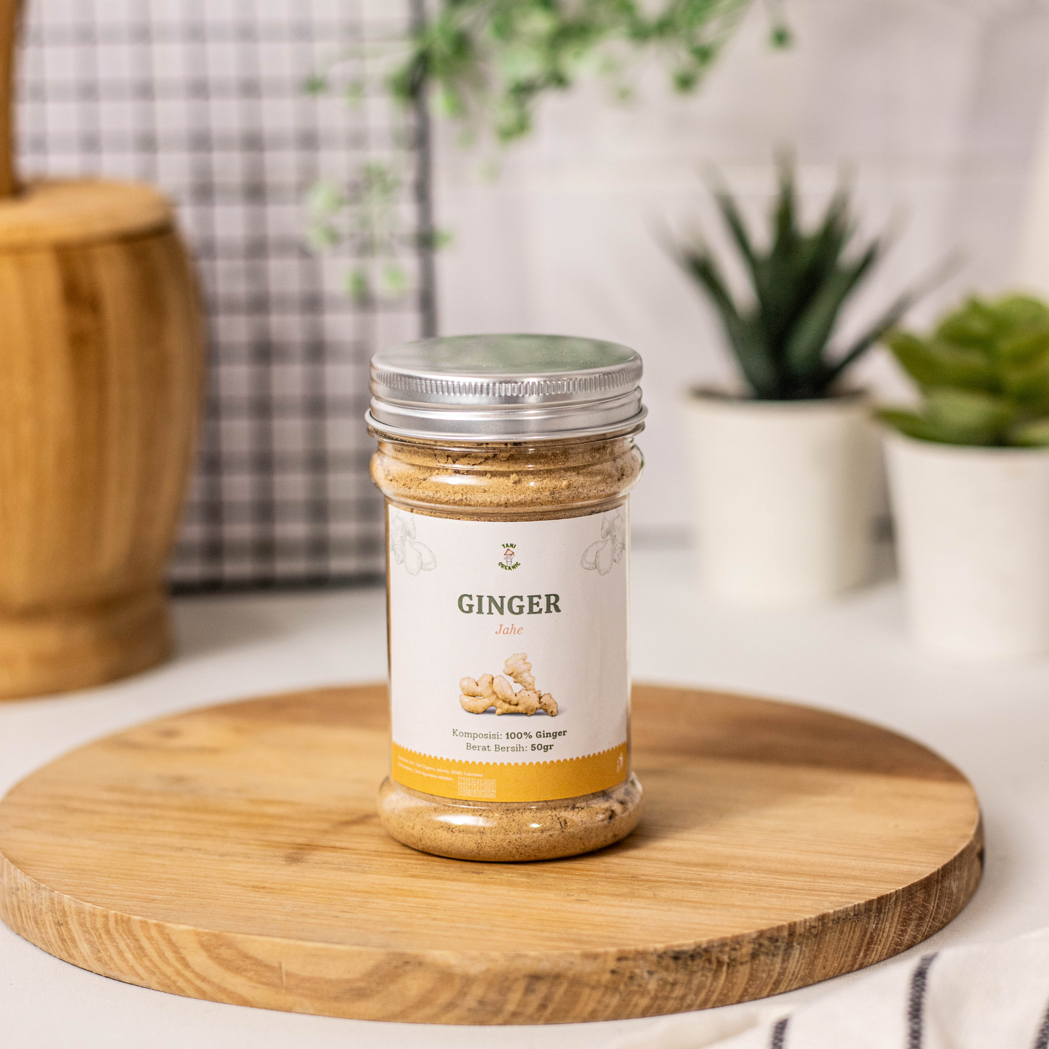 Tani Organic Ginger Powder 50 gram – Bubuk Jahe Putih 50 gram Botol ...