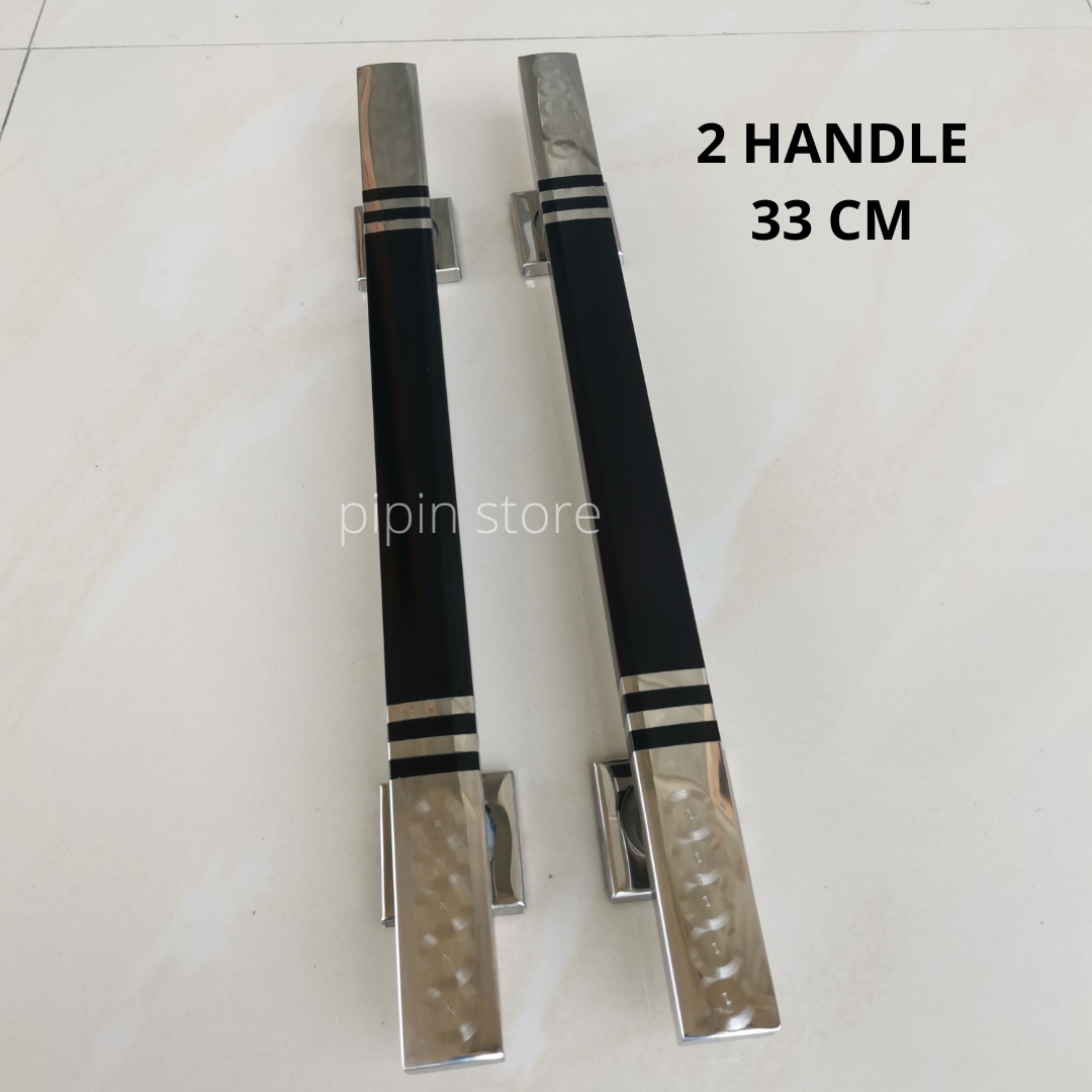 (4 pcs) Gagang Pintu Rumah 2 Pintu 45 cm - Handle Pegangan Pintu Buka 2 ...