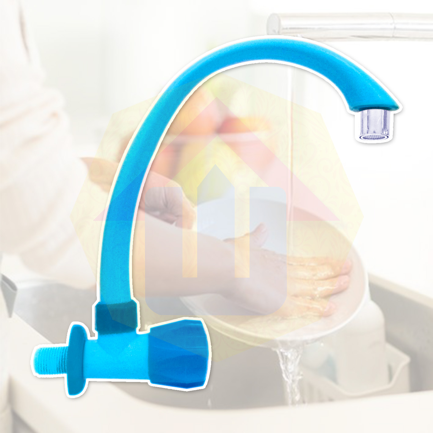 KRAN ANGSA PVC BALING / ENGKOL 1/2 INCH CAB - KRAN CUCI PIRING | Lazada ...