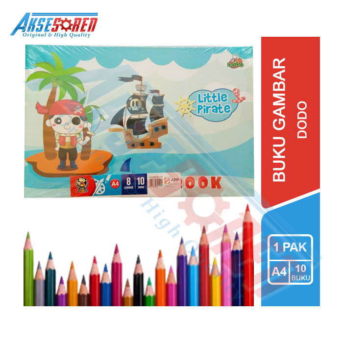 BUKU GAMBAR DODO [A4/1 PACK/10 BUKU] / DODO DRAWING BOOK / BUKU GAMBAR ...