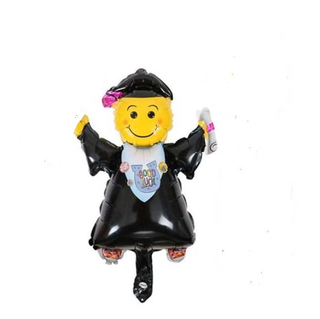 Balon Graduation Full Body Smile Mini 25 Cm / Balon Wisuda / Balon ...