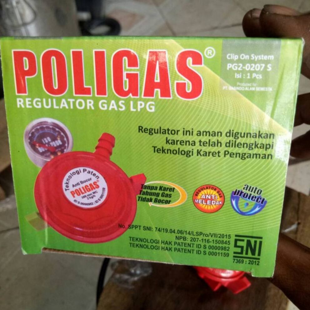Regulator Poligas double lock anti bocor SNI | Lazada Indonesia