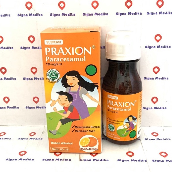 Praxion Sirup Rasa Jeruk60 ml - Obat Demam | Lazada Indonesia