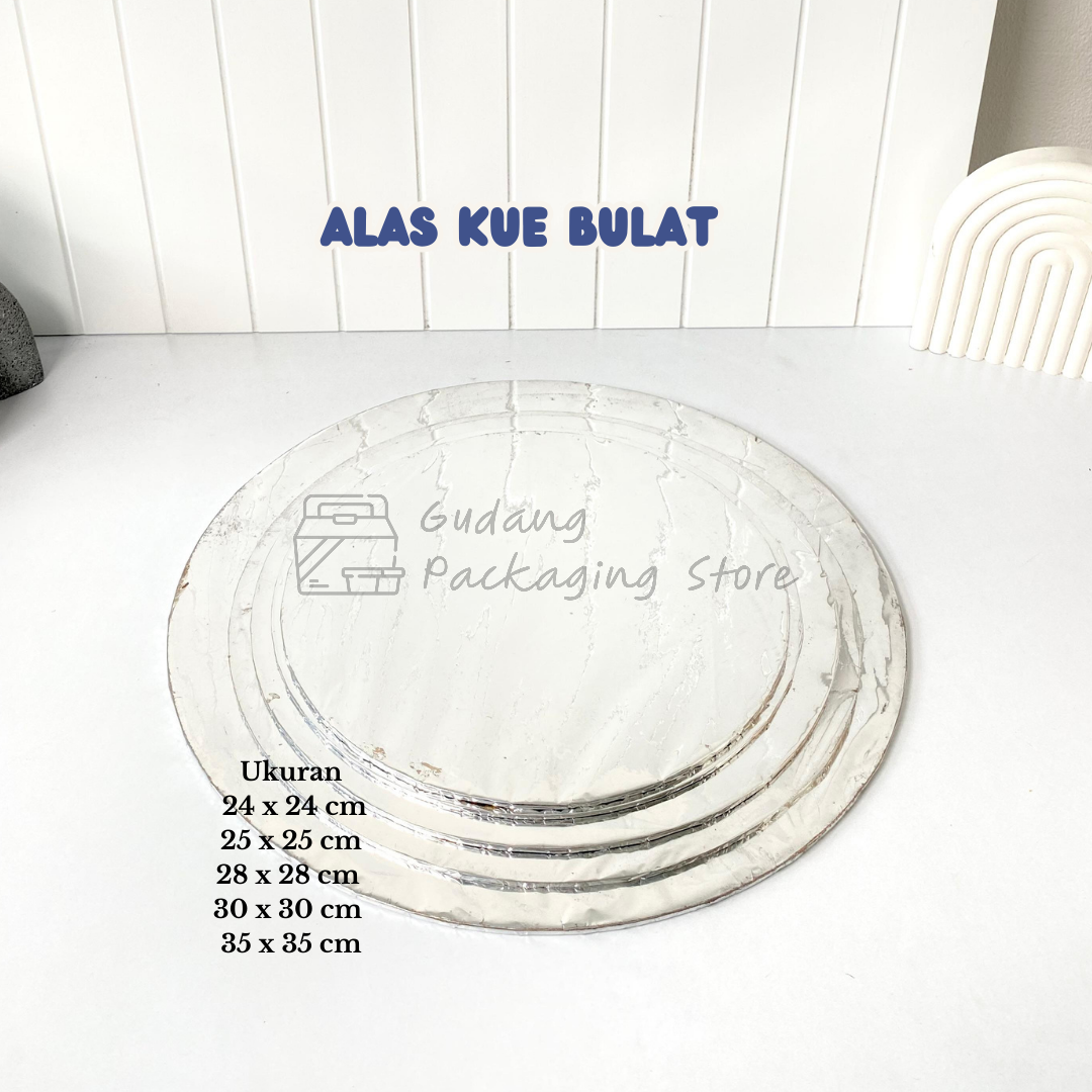1 Lusin 12 PCS /Alas kue bulat/ Alas kue ulang tahun/Alas kue tart ...