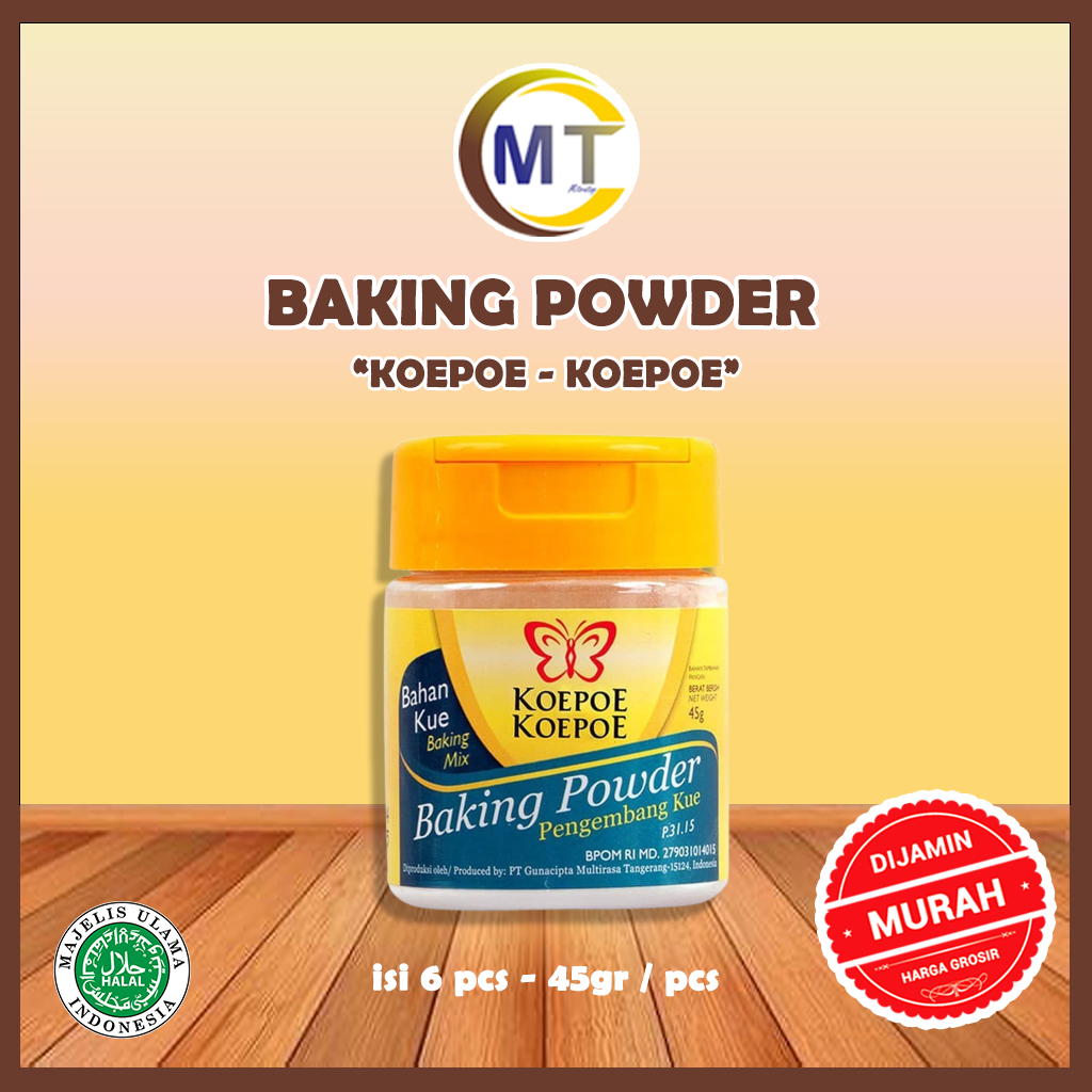 Baking Powder Koepoe Koepoe 1 pack 45 gram Baking Soda Kue Bubuk ...