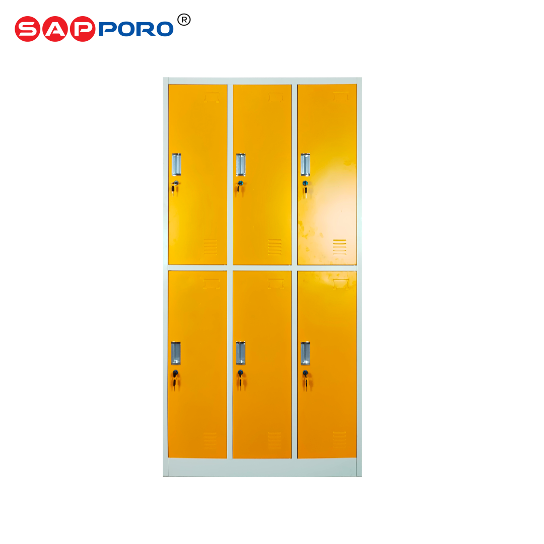 SAPPORO ESSEN 6 - Loker Besi 6 Pintu | Steel Locker 6 Doors | Lazada ...
