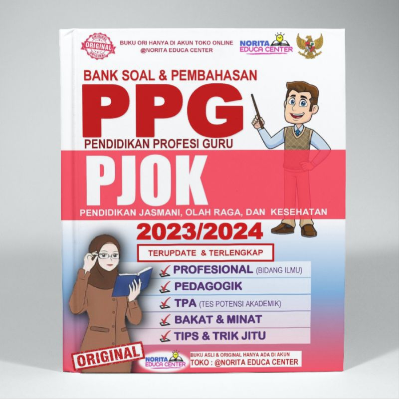 BUKU BANK SOAL DAN PEMBAHASAN PPG PJOK TAHUN 2024 | Lazada Indonesia