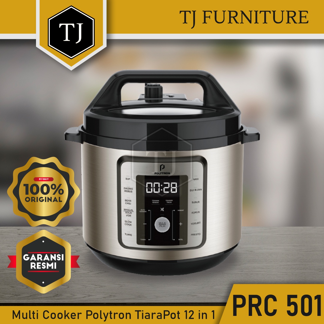 Polytron Tiarapot Pro All in One Smart MultiCooker 12 in 1 / Slow ...