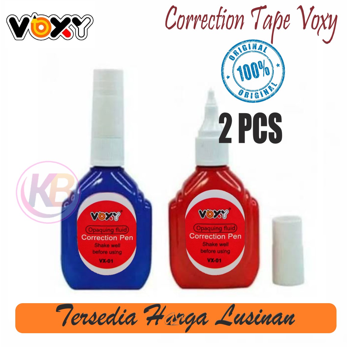 ( 2 pcs ) Tipex Cair Joyko VX-01 / Correction Tape Voxy Vx-01 / Tipex ...