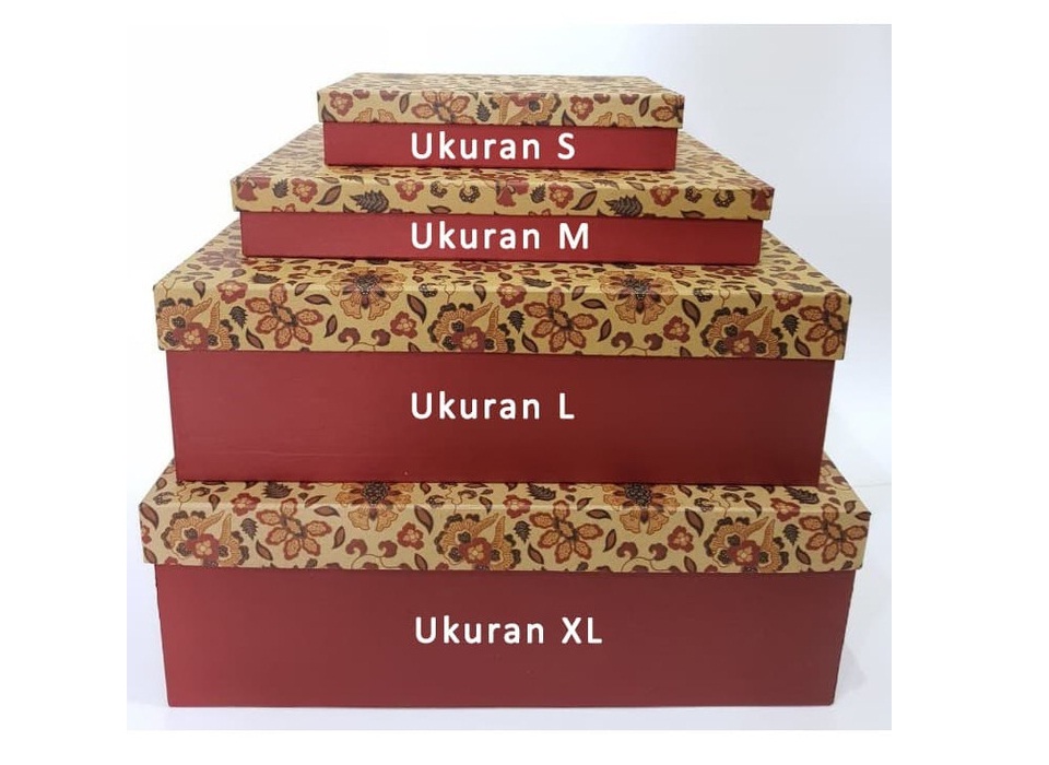 BOX BATIK - GIFT BOX - BOX KADO - BOX B MERAH | Lazada Indonesia
