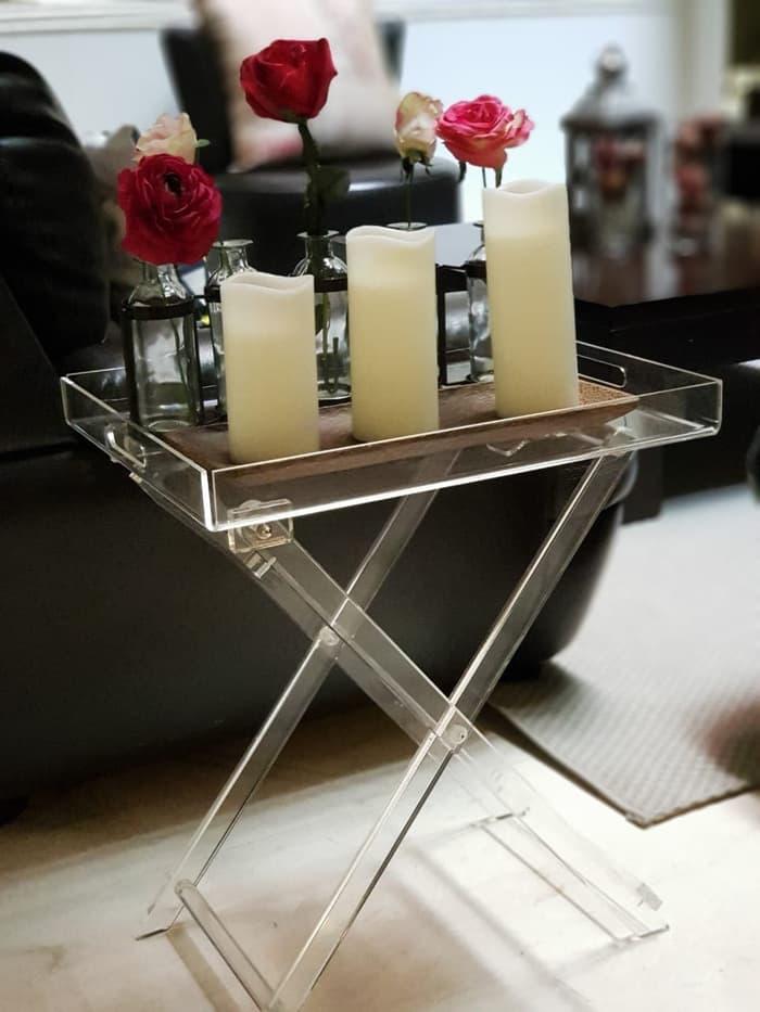 Acrylic Meja Nampan / Meja Lipat | Lazada Indonesia