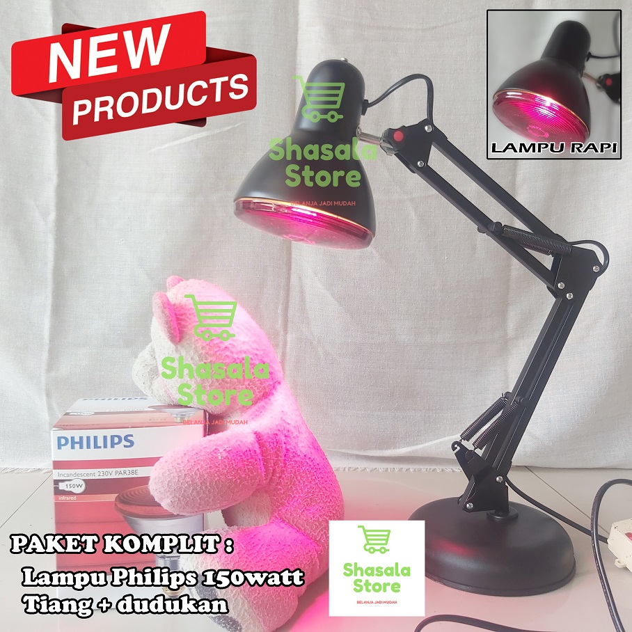 Alat fisioterapi set lampu terapi infrared inframerah terapi otot pegal ...