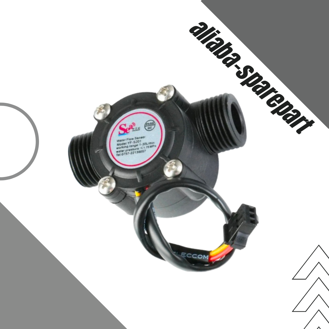 Flow Sensor 1/2 Sea - SENSOR ALIRAN AIR YF-S201 WATER FLOW HALL 1/2 1 ...