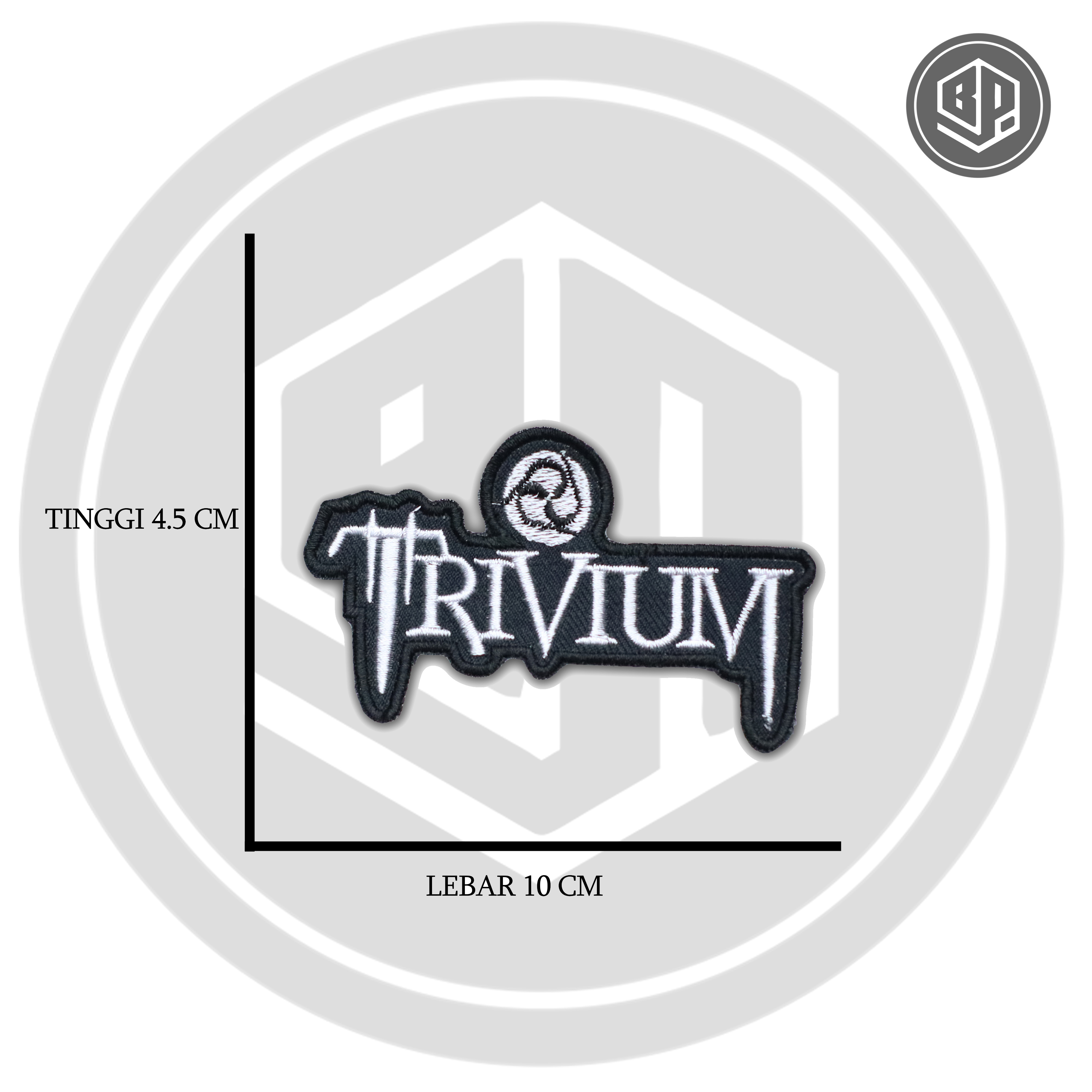 Patch Bordir Emblem TRIVIUM Best Kualitas Premium | Lazada Indonesia